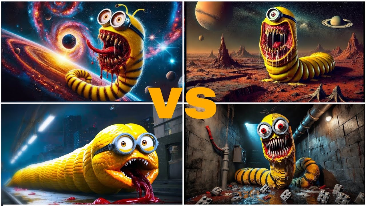 Minions Lego Turn Into vs Minions Cyberworm GALLATIAN Tiles Hop Edm Rush - YouTube