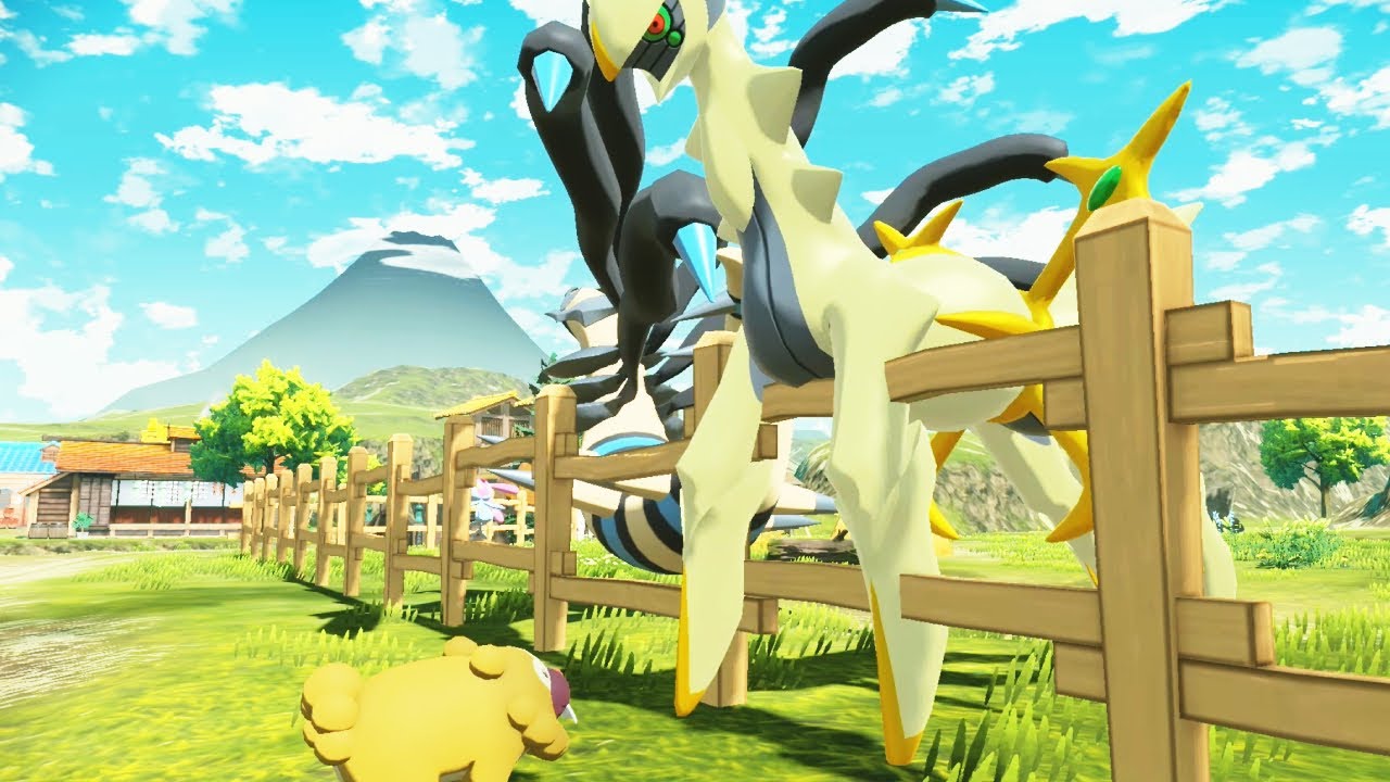 Bidoof speaks with Arceus over the fence [Pokemon Legends Arceus] - YouTube