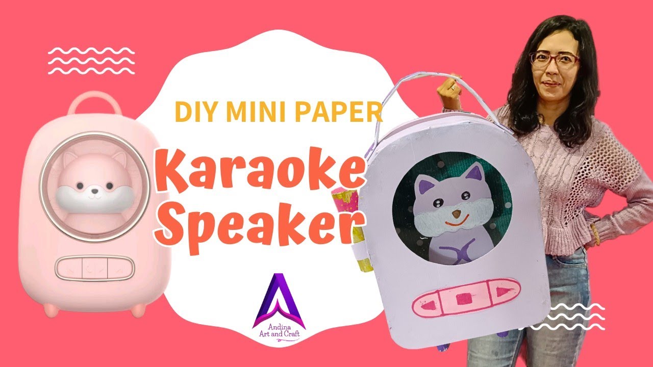 DIY Mini Paper Karaoke Speaker | Cute and Charning Craft Tutorial # ...