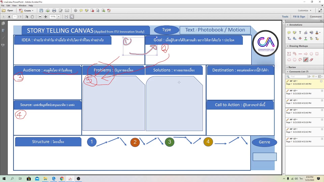 Story Telling Canvas for CTP - YouTube