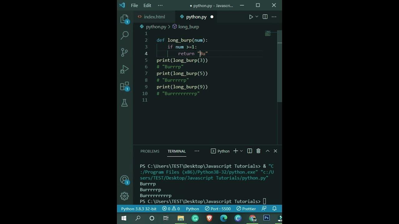 Shorts Programming Coading Python Multiplying Char In String Write A Python Function For It