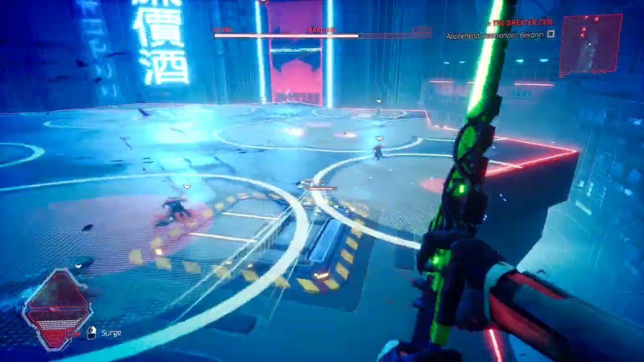 Ghostrunner: Project HEL - bossfight Bakunin - YouTube