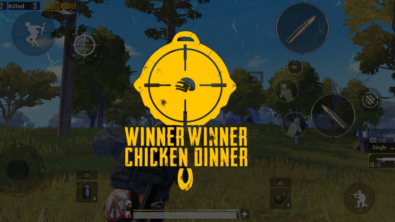 1st time playing winner winner chicken dinner 😀 - YouTube