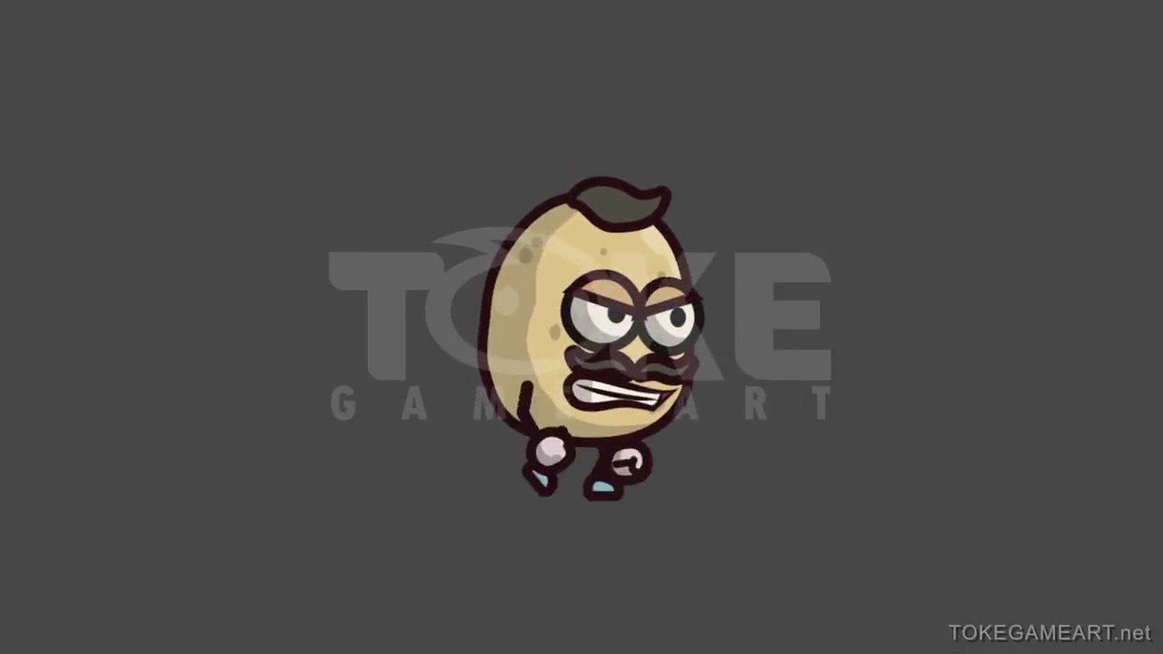 Potato Guy - 2D Character Sprite - YouTube