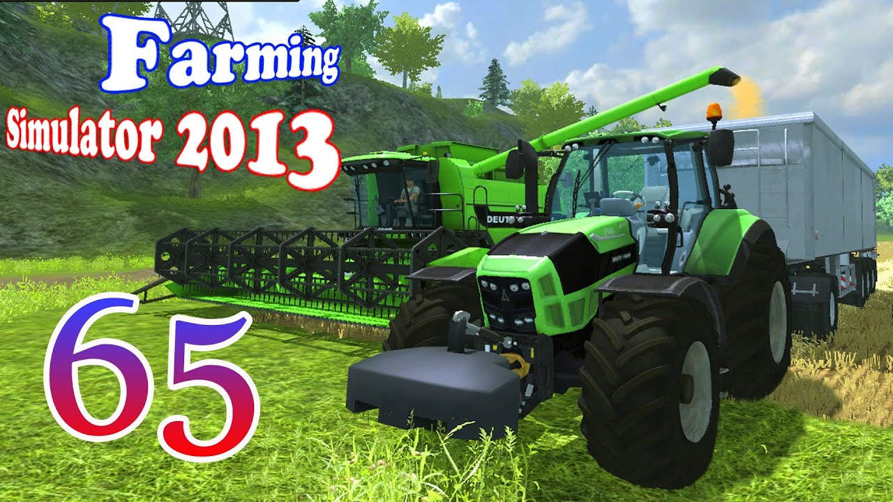 Farming Simulator 2013 ч65 - Погрузчик Lizard - YouTube