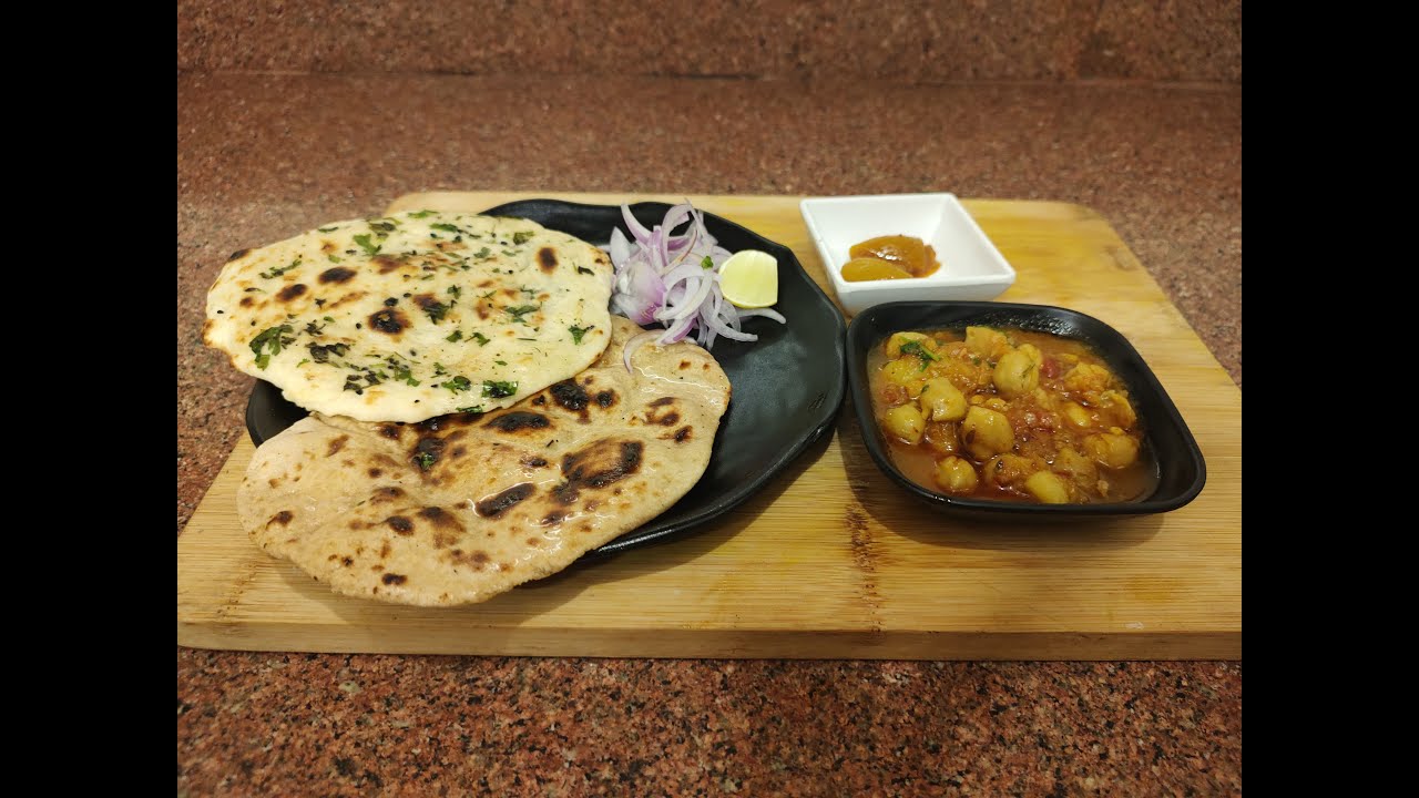 Delicious Flavours of Indian Cuisine with Masala Chola, Tandoori Naan ...