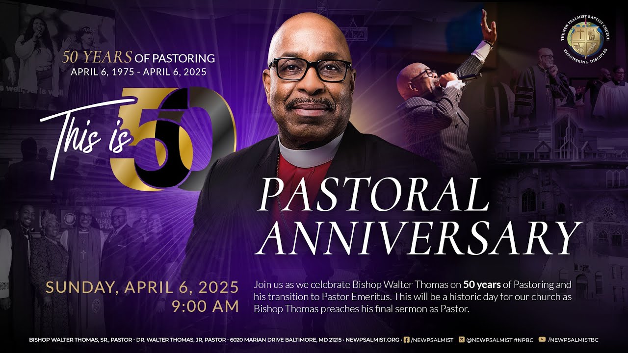 50th Pastoral Anniversary and Retirement Celebration for Bishop Walter ...
