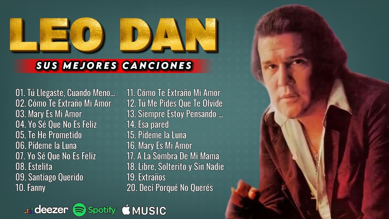 LEO DAN ! MEJORE EXITOS💥LEO DAN Todos Sus 30 Grandes Exitos ...