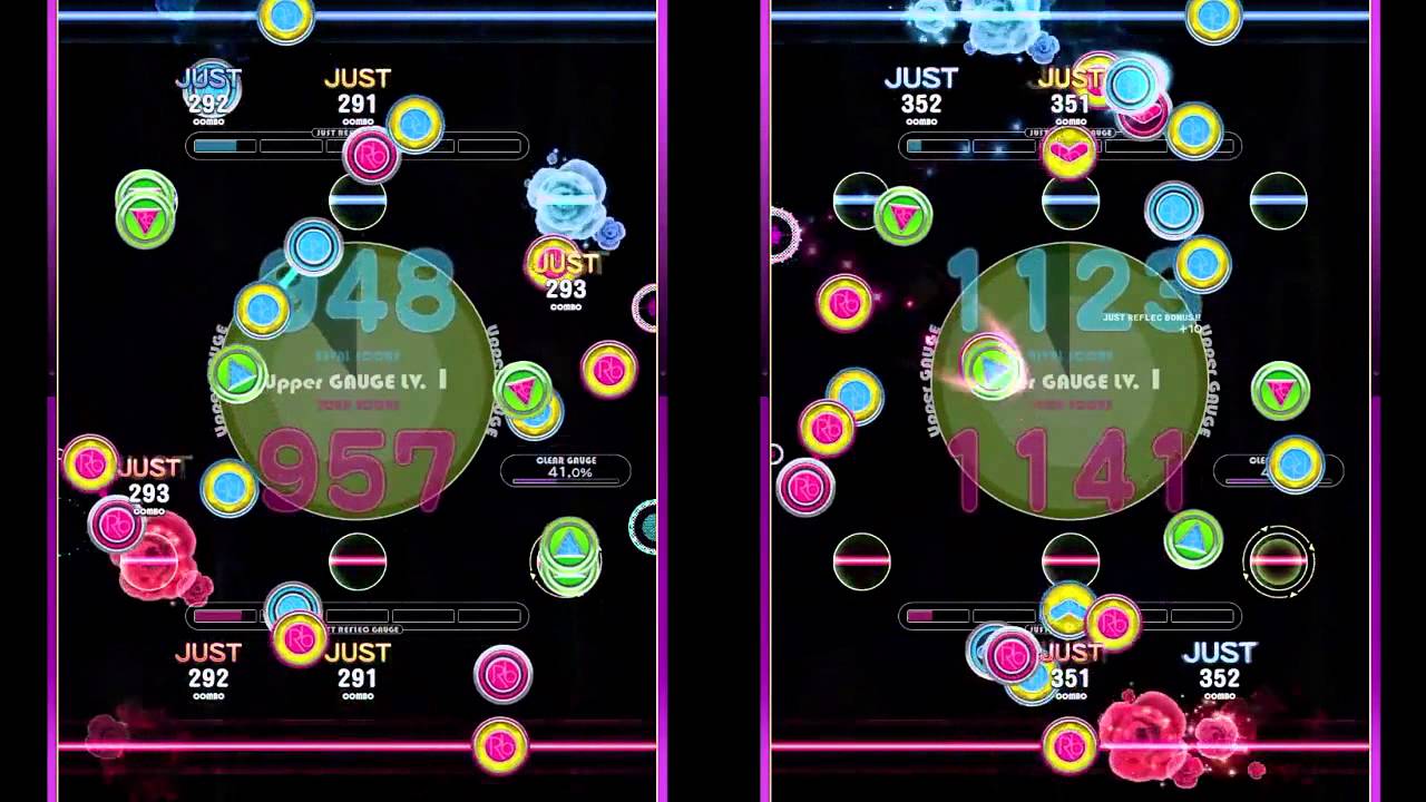 【REFLEC BEAT groovin'!!】 FLOWER 譜面比較 - YouTube