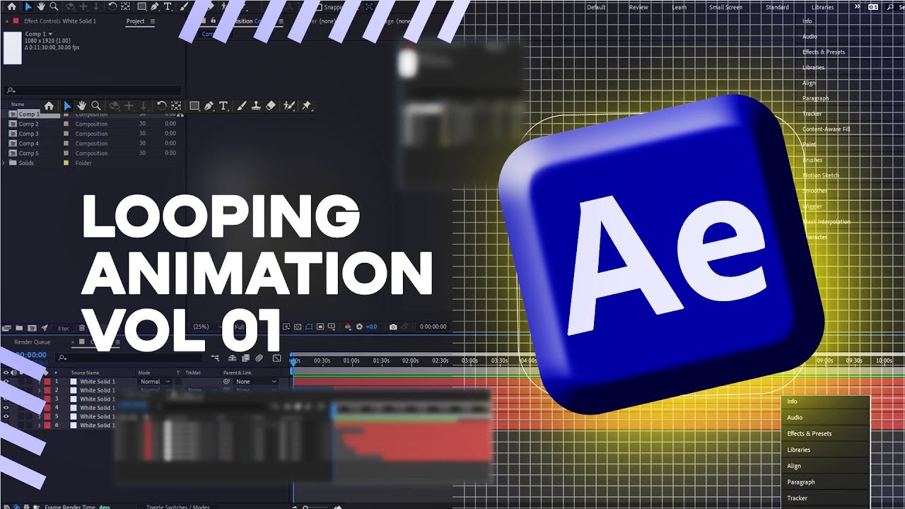 Looping Animation In Adobe After Effects - After Effects Course Chapter ...