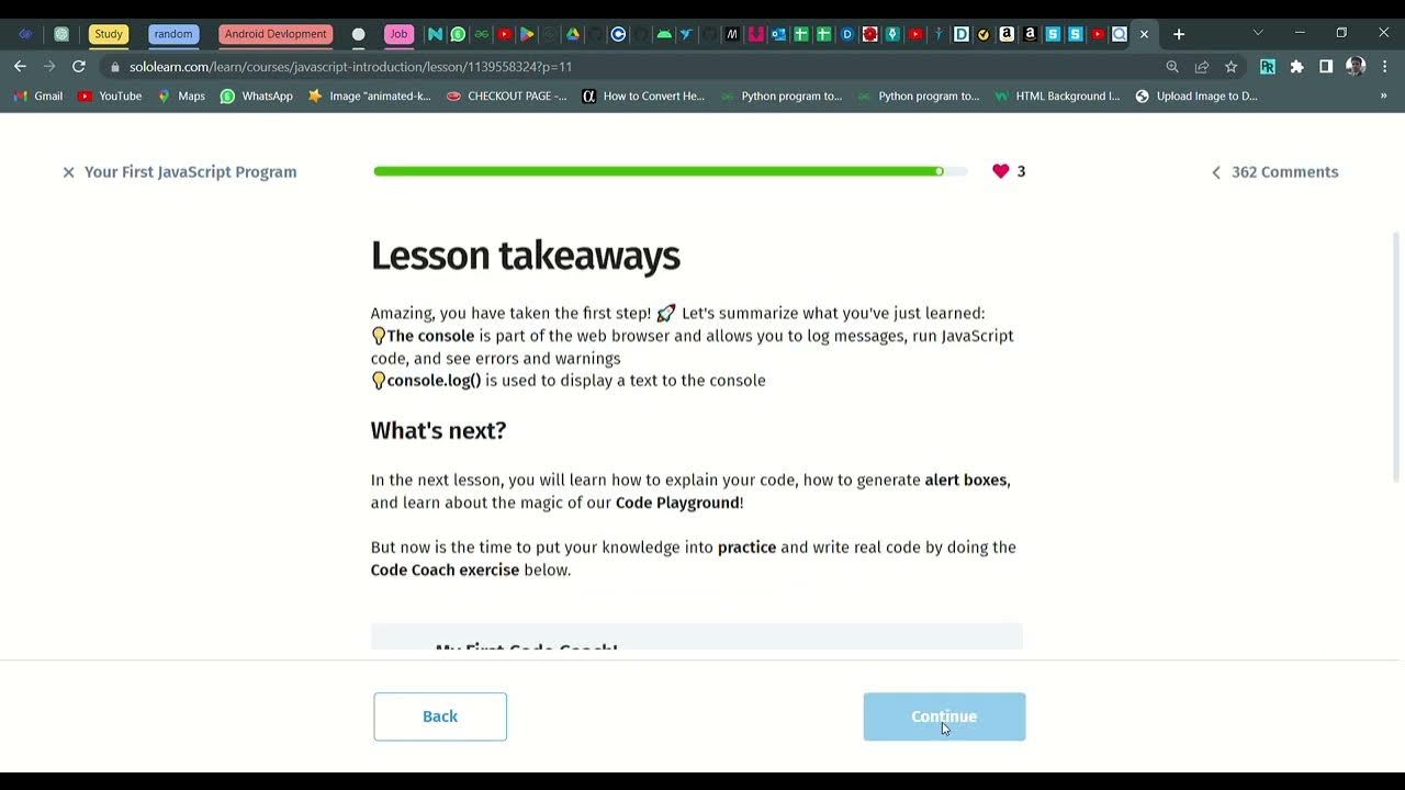 Your First Javascript Program Youtube