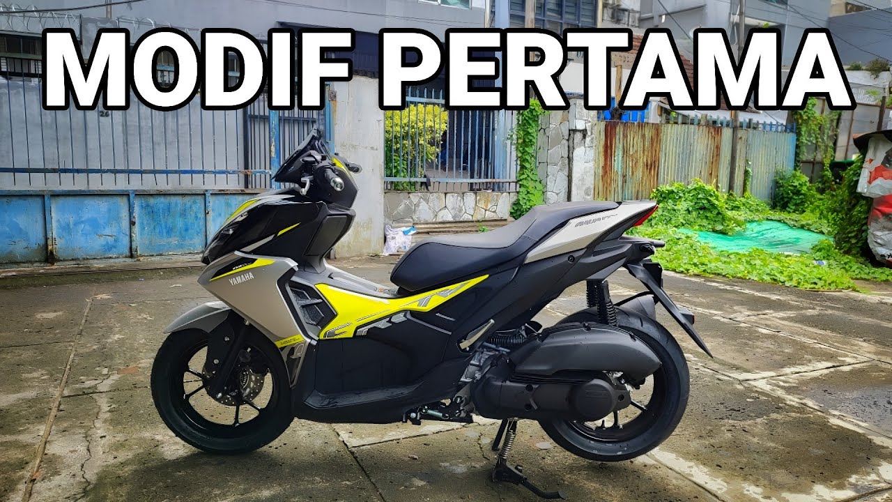 MODIFIKASI AEROX ALPHA SPERPART NEMU DI SEMAK - SEMAK - YouTube