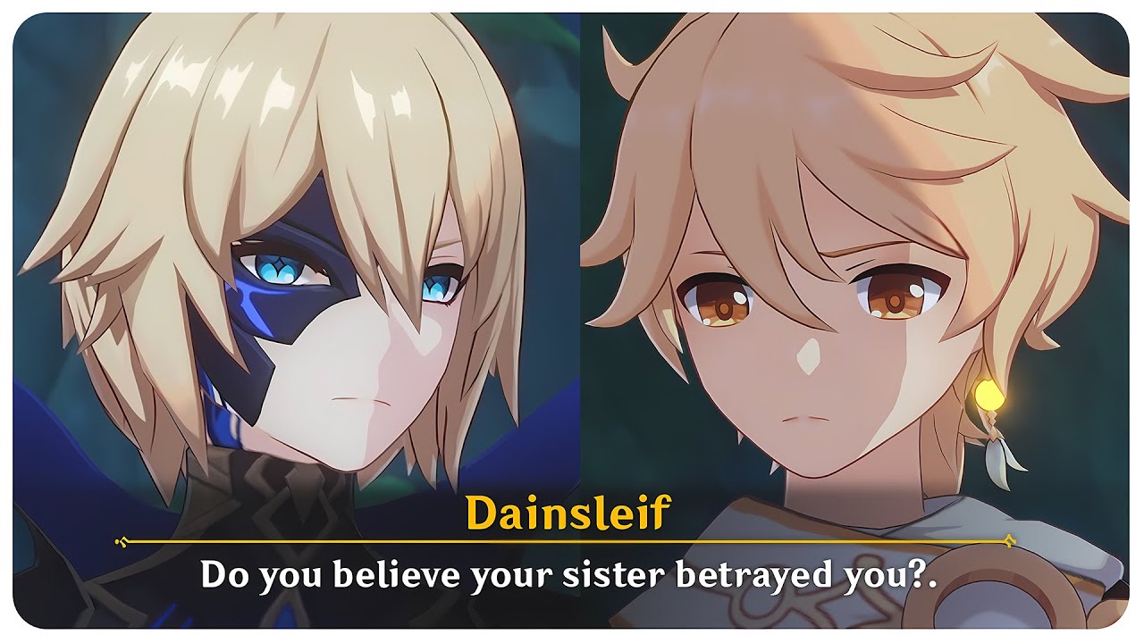 Dainsleif and Traveler Investigate the Abyss Order (Cutscene) Archon ...