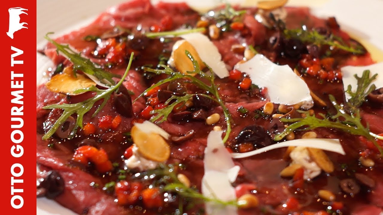 Das perfekte Carpaccio | Bison Carpaccio selber machen | Carpaccio ...