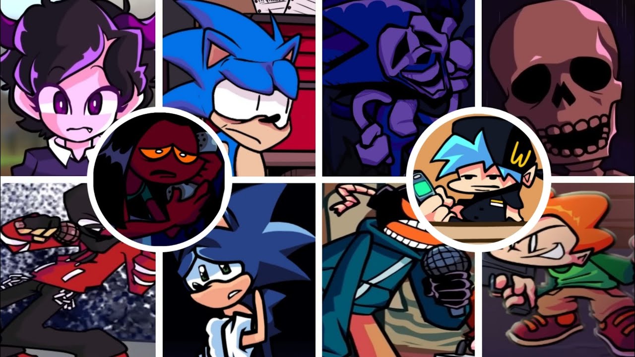 Hungry but Every Turn a Different Character Sings (FNF But Everyone ...