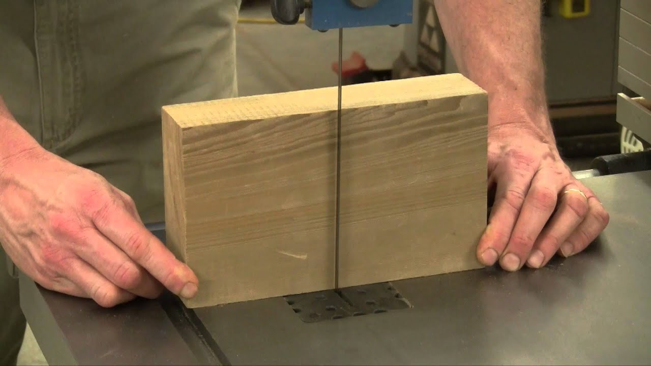 Squaring Up a Band Saw Blade - YouTube
