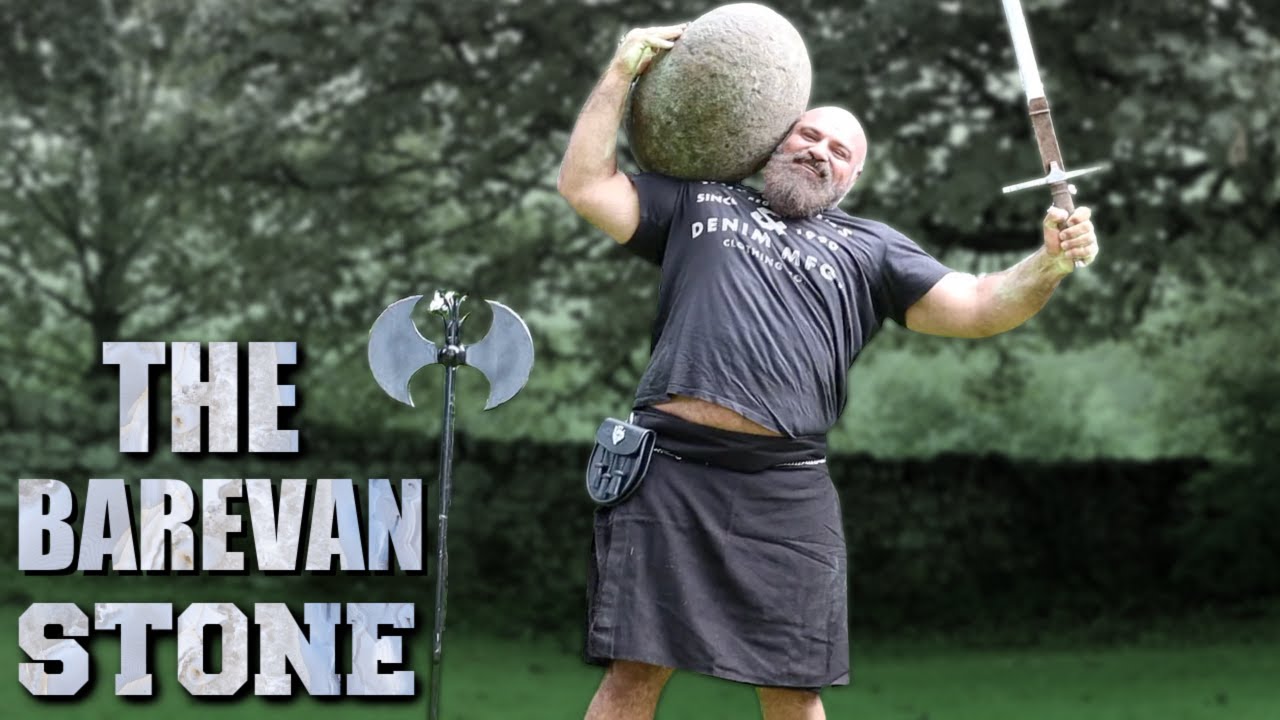 Scottish Stone Challenge - Pressing The Barevan Stone - YouTube