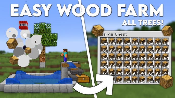 Tree Farming In Minecraft Minecraft Guides