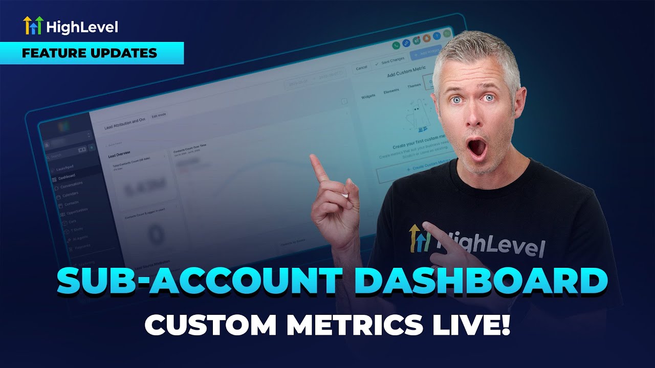 Sub - Account Dashboard: Custom Metrics Live! - YouTube