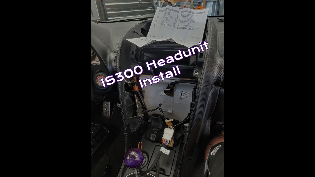 IS300 Headunit Install - YouTube