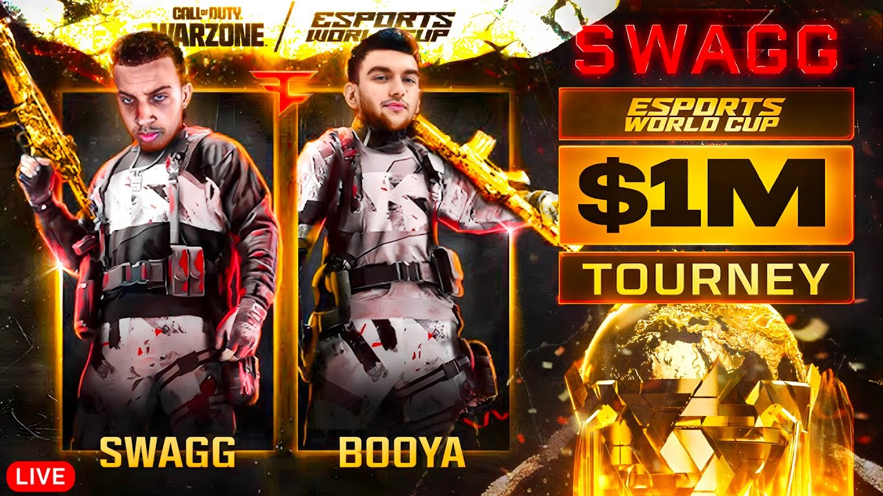 🔴 LIVE - 🏆 $1,000,000 ESPORTS WORLD CUP QUALIFIER 🏆 FaZe Swagg - YouTube
