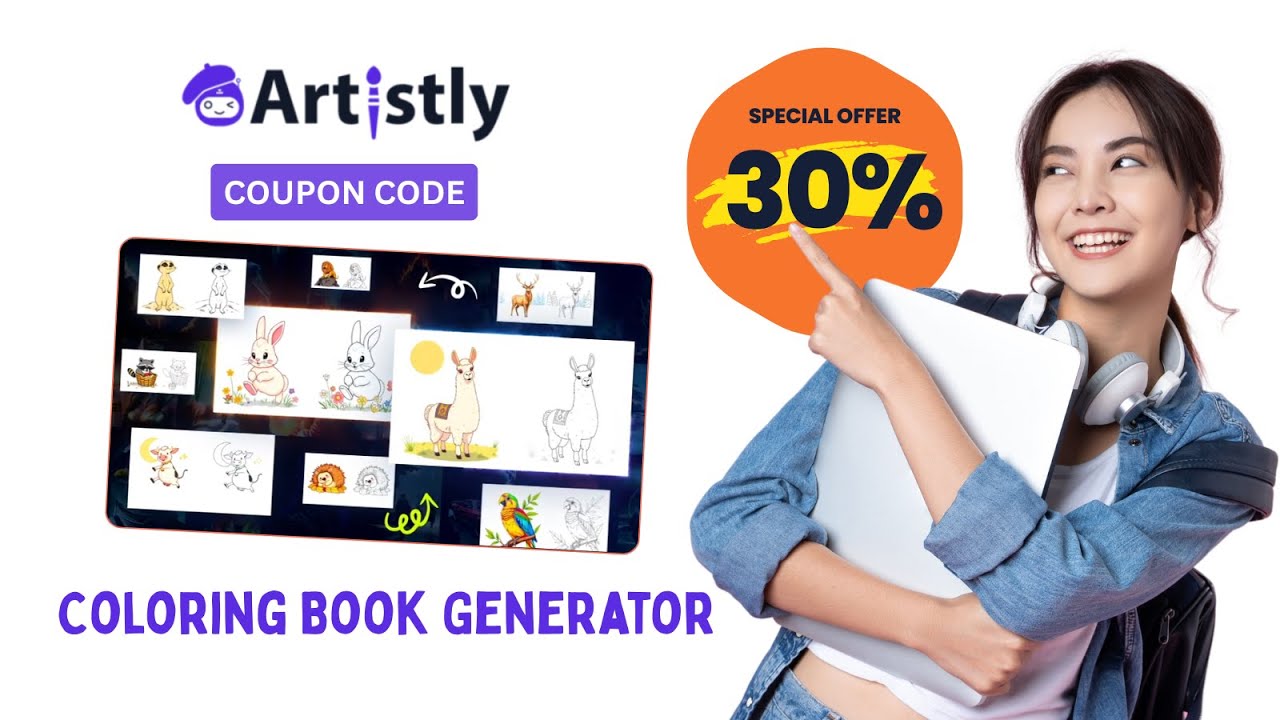 Artistly AI Review 2025 🔥 20% OFF Coupon Code | Best AI for Coloring ...