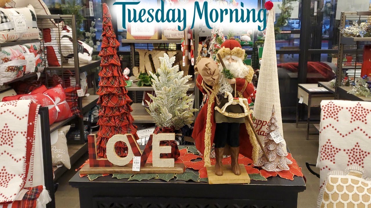 Tuesday Morning CHRISTMAS IDEAS STORE WALKTHROUGH SHOP WITH ME - YouTube