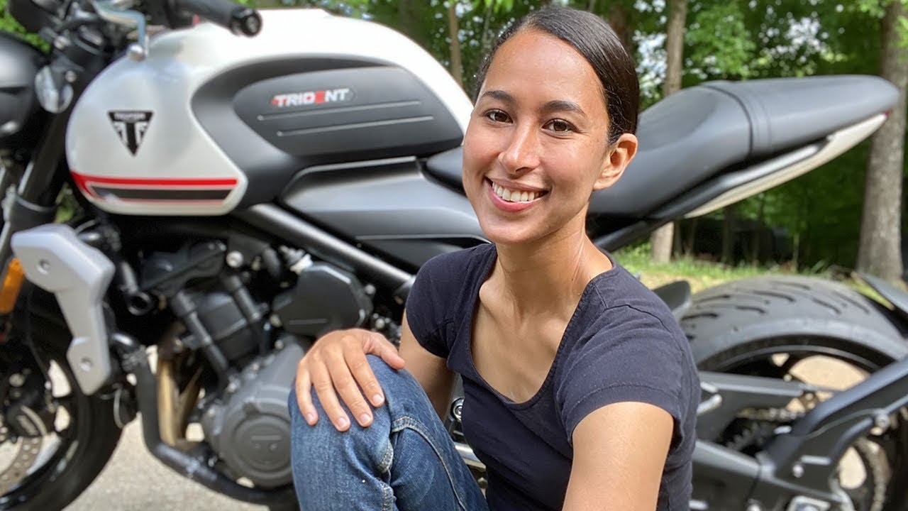 Finally got to ride the TRIUMPH TRIDENT! - YouTube
