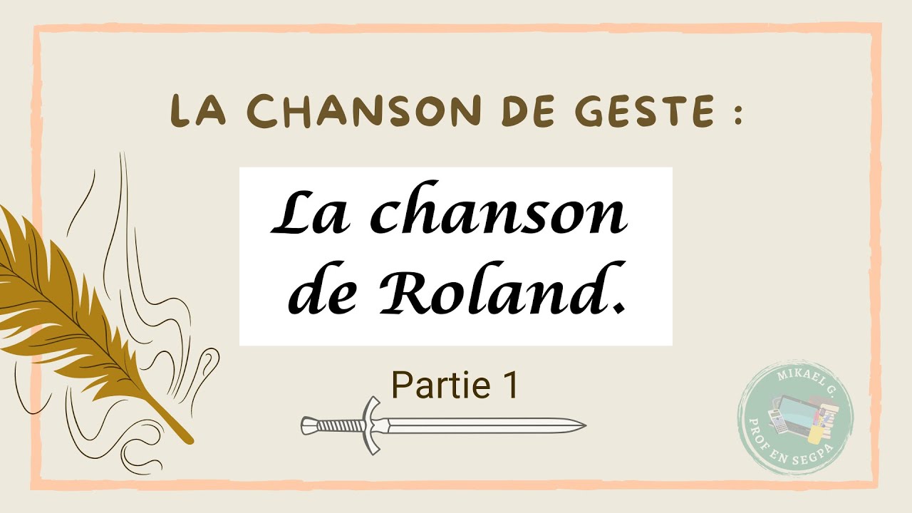 Lecture : La chanson de Roland Partie 1 - YouTube