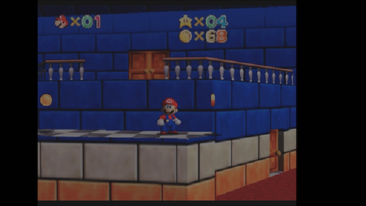 Super mario 64 beta - castle - YouTube