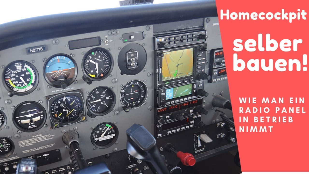 Radio Panel von Propwashsim Hardware installieren (Cessna 172) - YouTube
