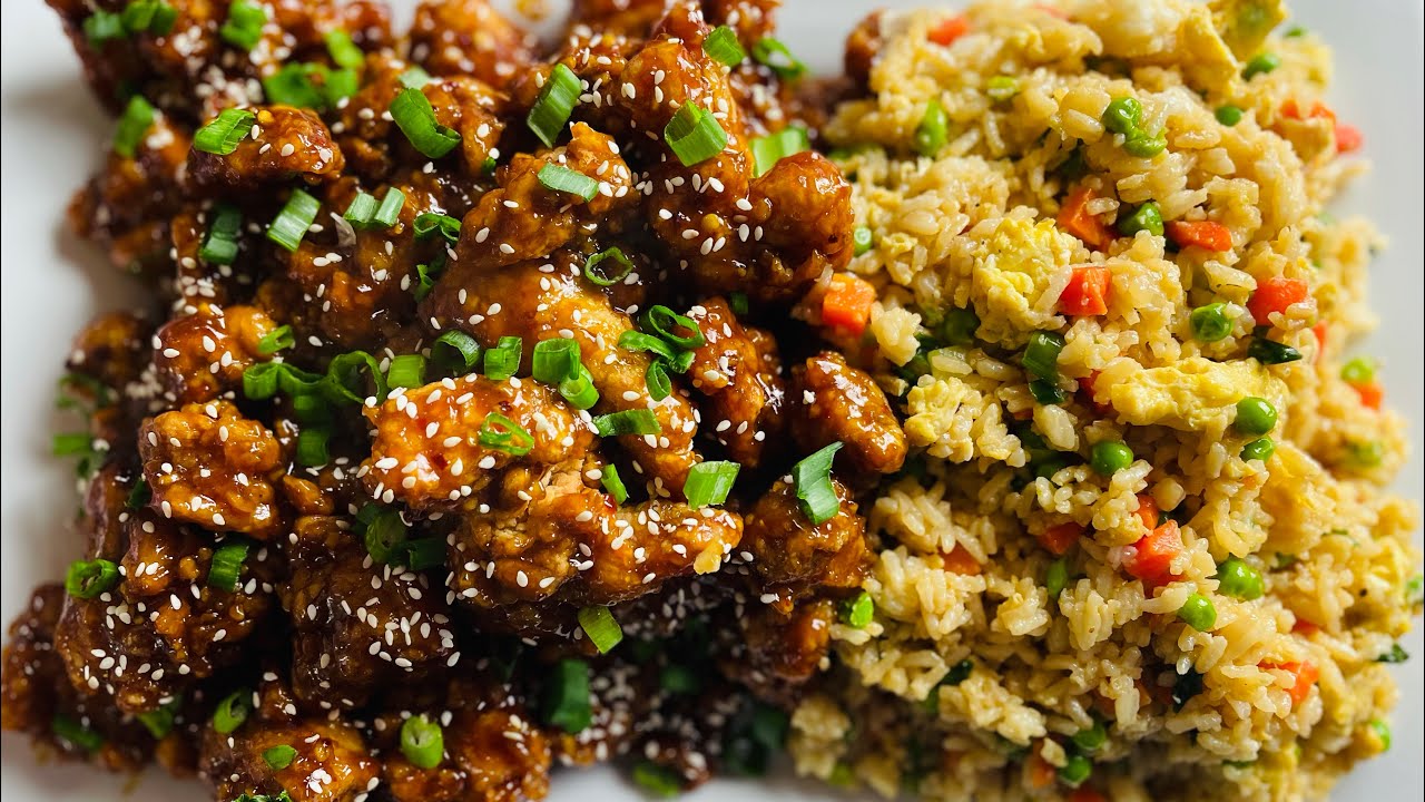 Orange Chicken and Fried Rice @SmokinandGrillinwithAB - YouTube