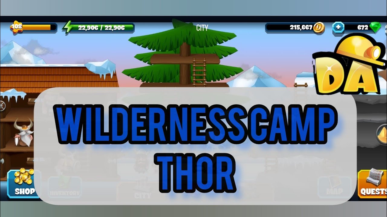 Wilderness Camp #11 Thor - Diggys Adventure - YouTube