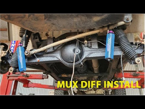 Mux diff into rear of Isuzu Dmax pt3 install - YouTube