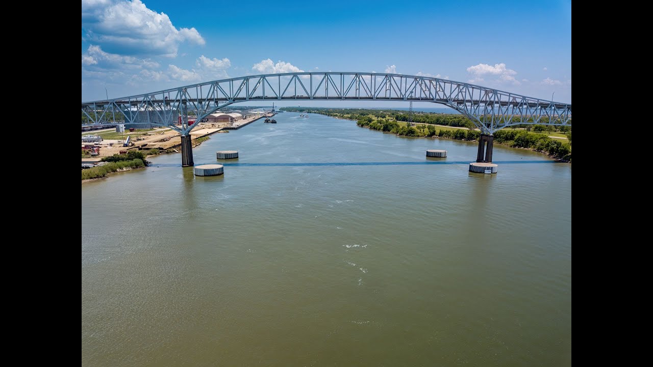 4K Drone MLK Bridge Orbit. Port Arthur Texas. June 2022. - YouTube
