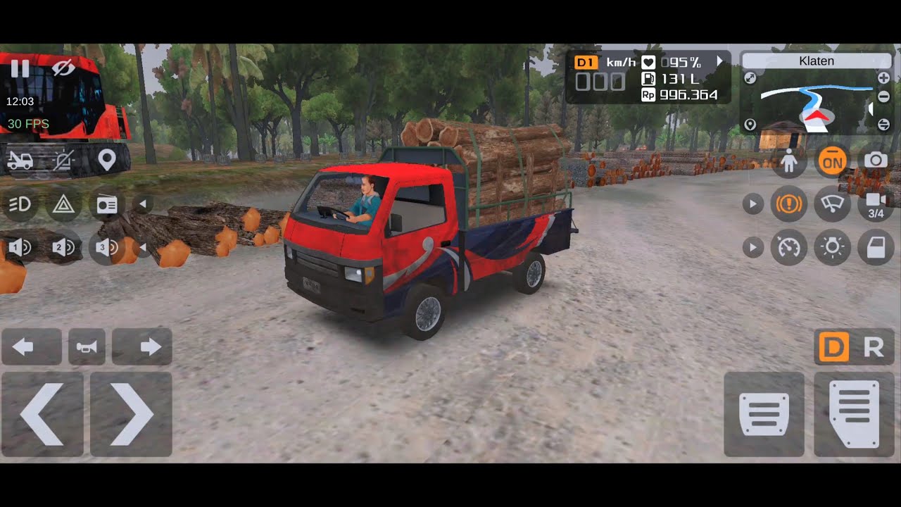 Angkut Kayu Dulu Bos ! - Truck Simulator Indonesia Android Gameplay ...