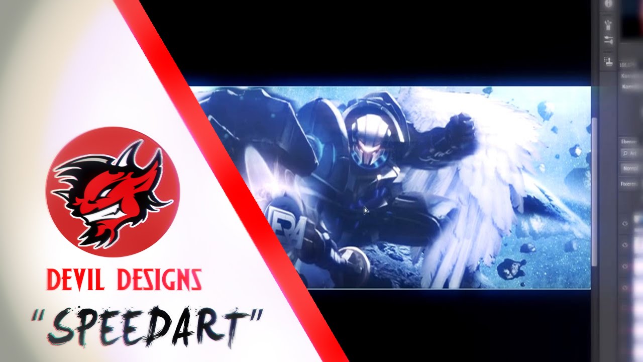 Devil Designs | eRa Eternity 2D Banner | Photoshop CC - YouTube