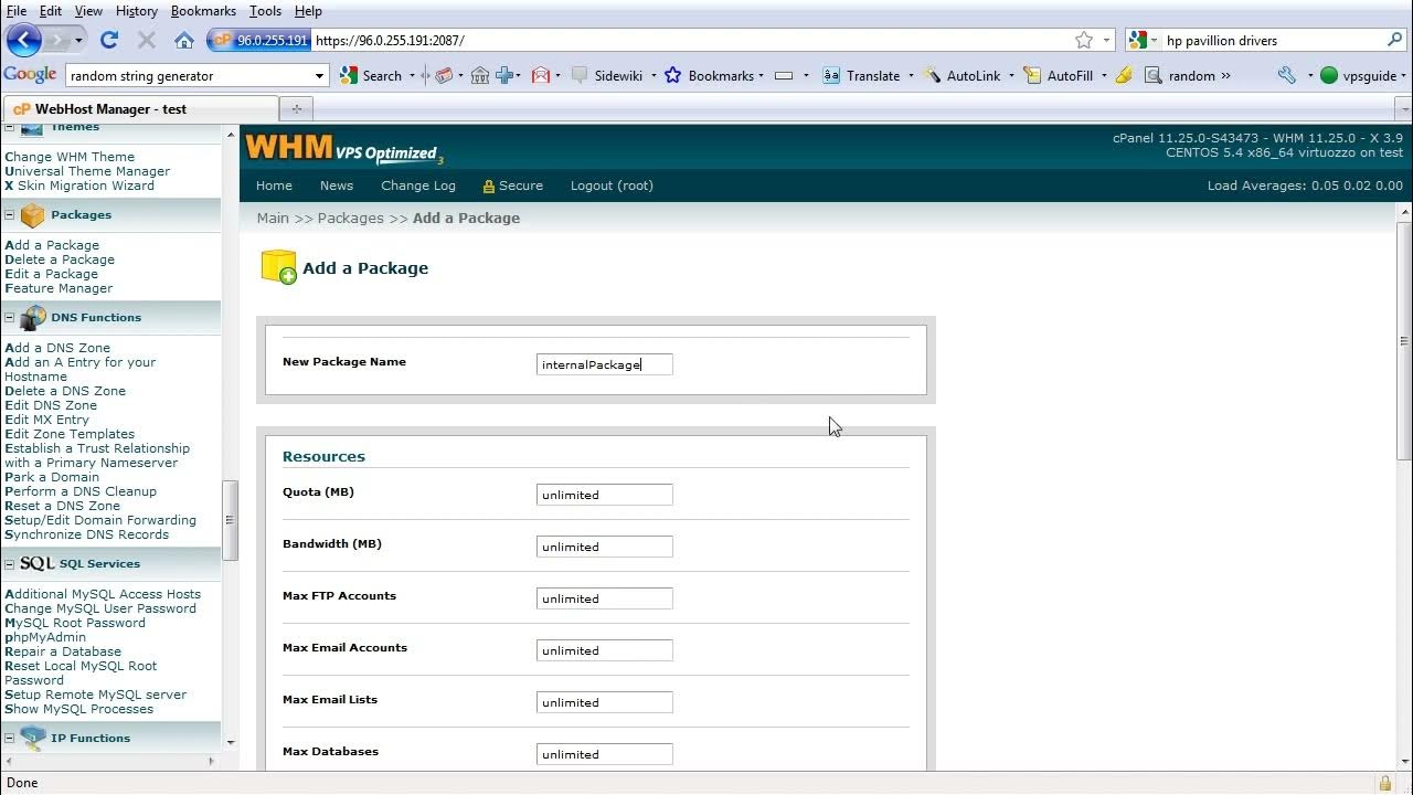 WHM Setup and Configuration Part 4 - YouTube