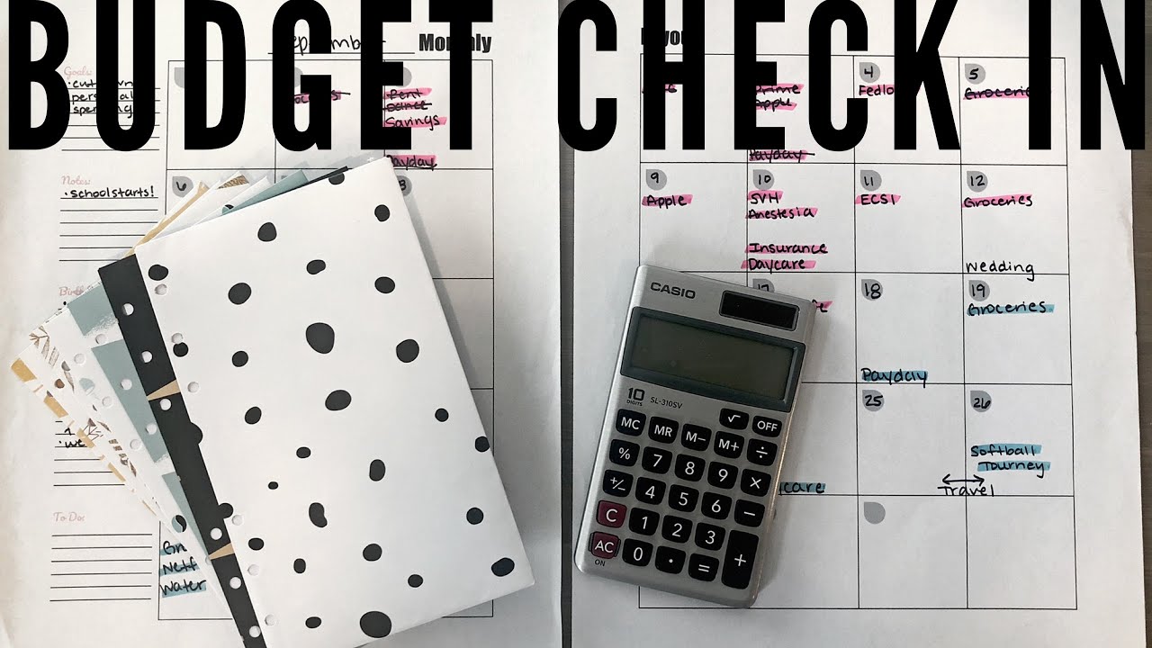 SEPTEMBER MID MONTH CHECK IN: Cash Envelope Method (Paycheck Budget ...