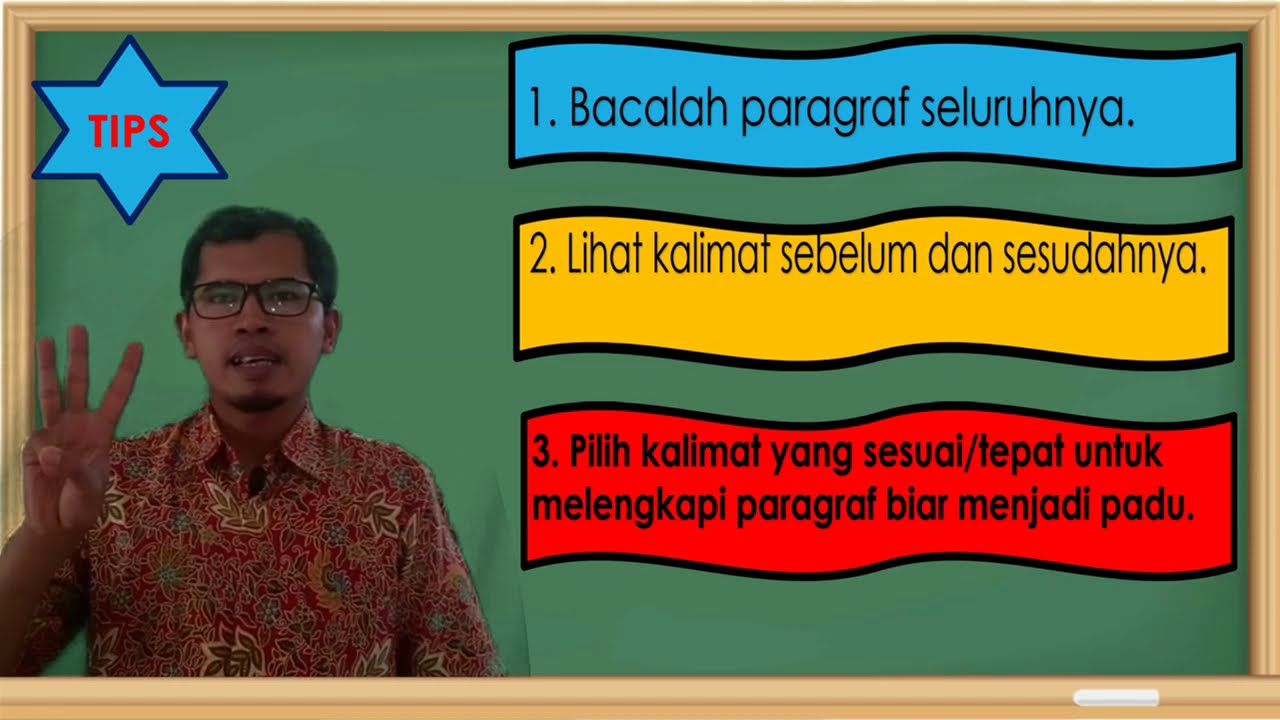 Paragraf Rumpang | Bahasa Indonesia | Triyono, M.Pd. - YouTube