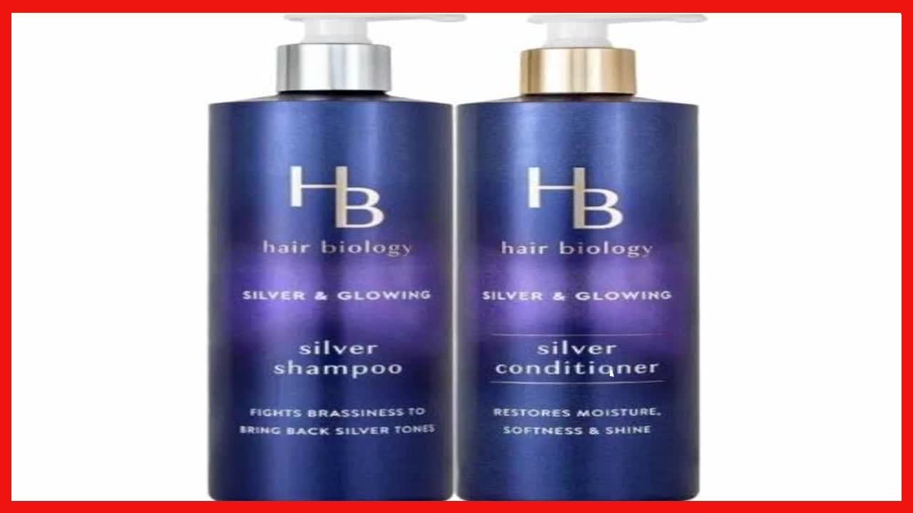 Great product - Hair Biology Silver Shampoo and Conditioner Set. 12.8 ...