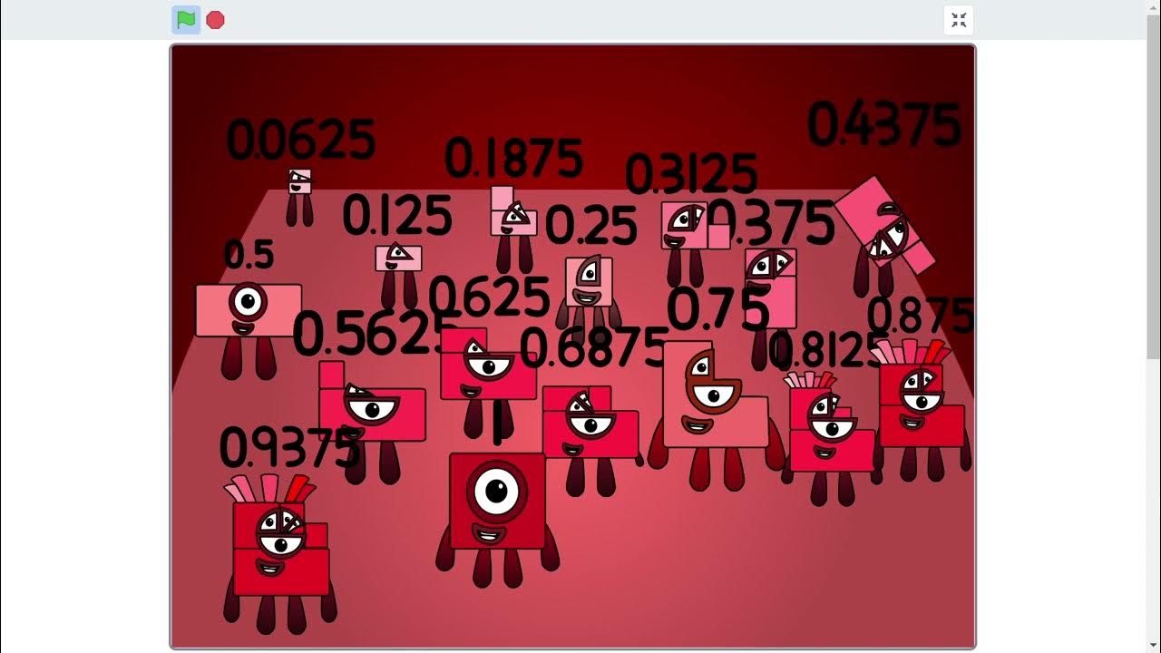 Numberblocks Band Sixteenth's And Added 0.625 - YouTube