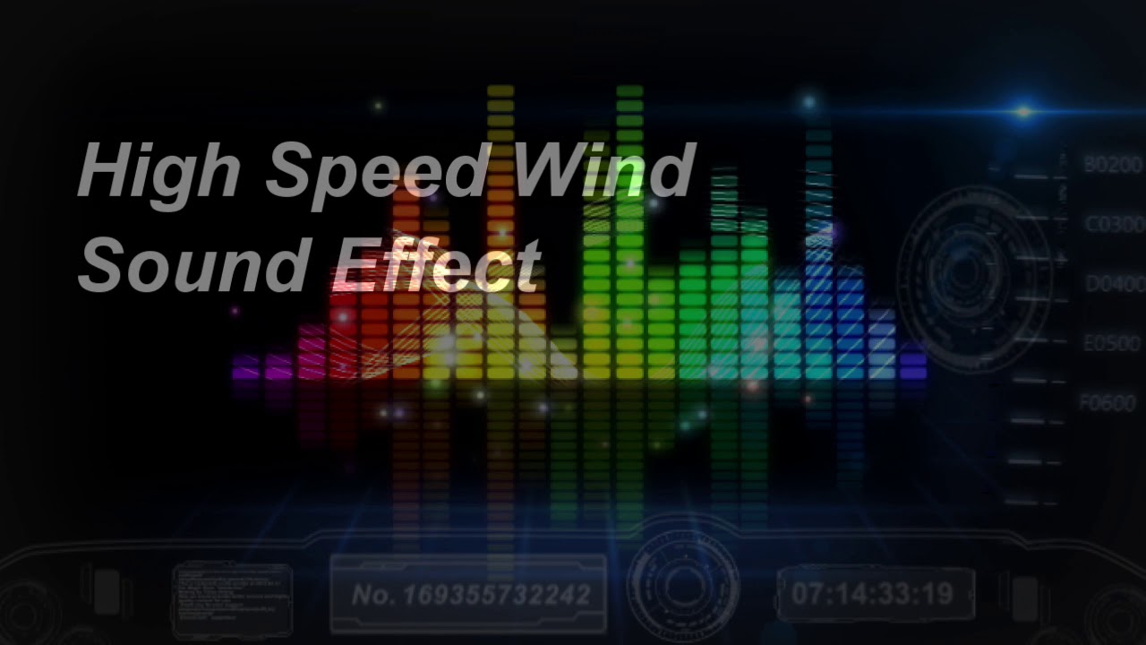 High Speed Wind Sound Effect - YouTube