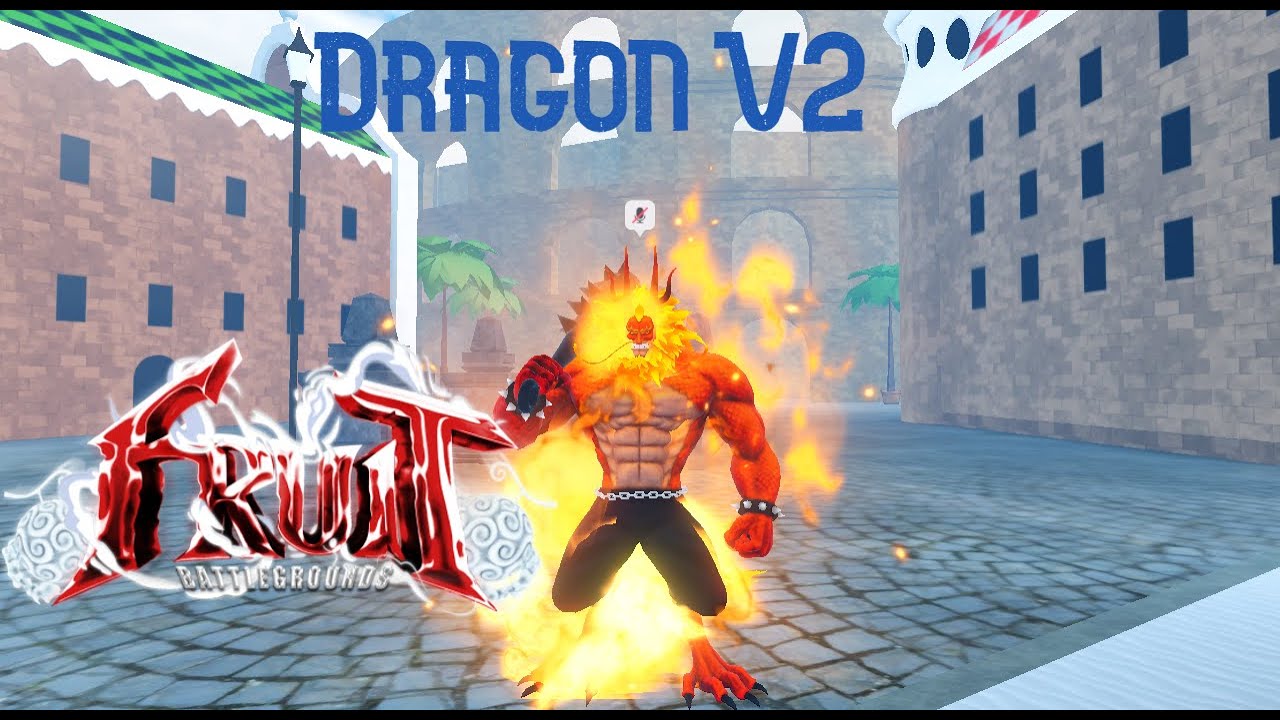 DESTROYING THE ARENA WITH DRAGON V2 | FRUIT BATTLEGROUNDS - YouTube