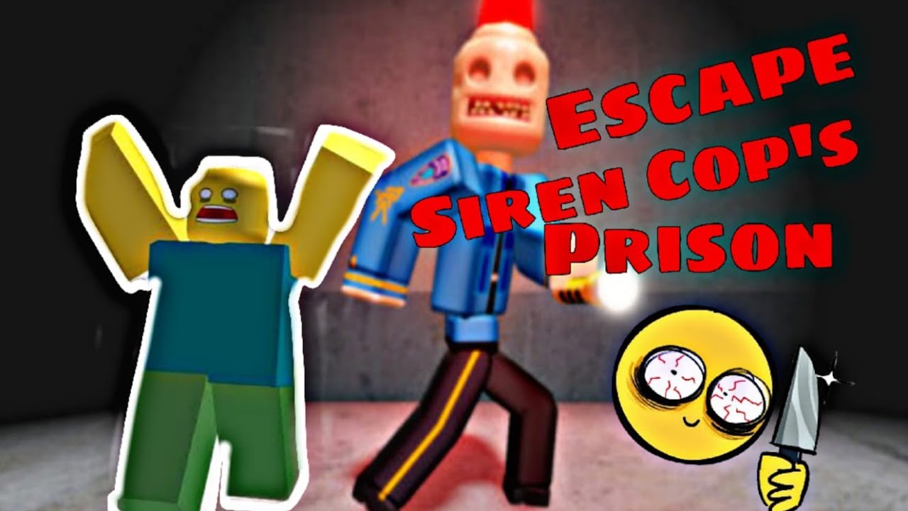Escape cop's prison in Roblox | "I have to escape from his prison ...