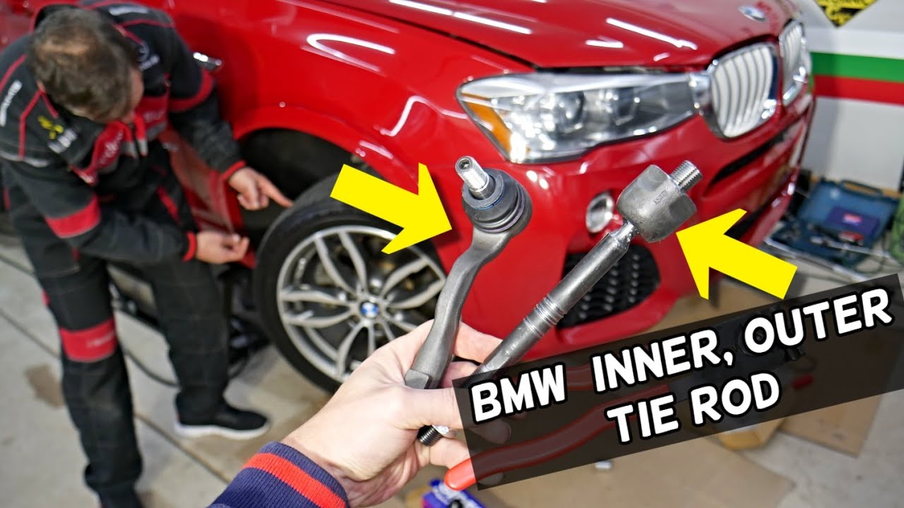 HOW TO REPLACE TIE ROD ON BMW, INNER TIE ROD END, OUTER TIE ROD END ...