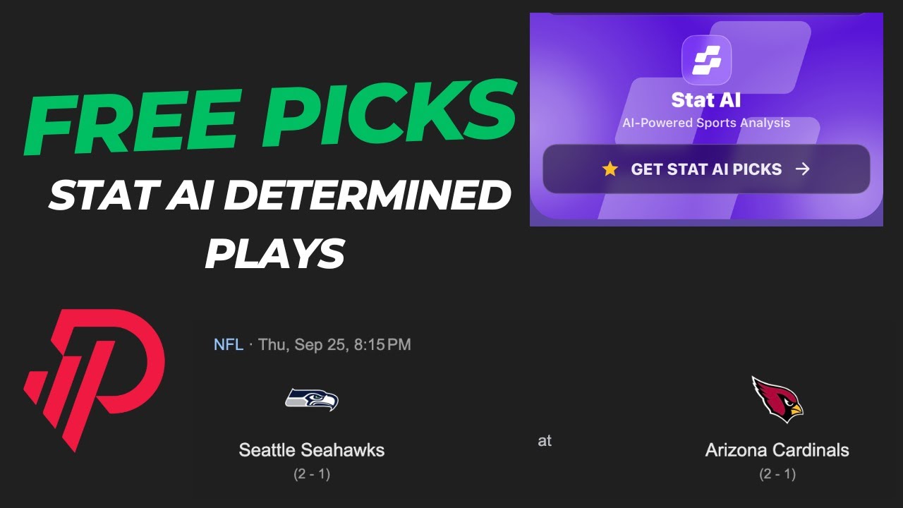NFL THURSDAY FREE PICKS DETERMINED BY AI - YouTube