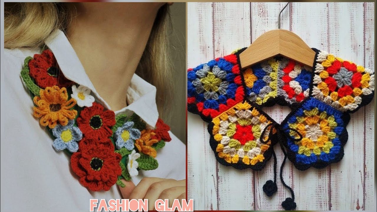 Women's Crochet Collars/Peter Pan Collars/Collar Beige/Lace Collar/Lace ...