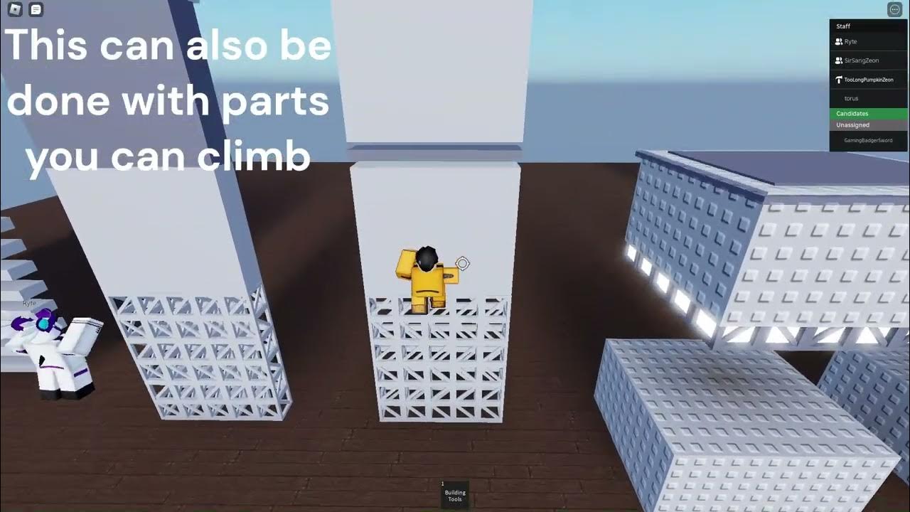 Roblox Wall hopping, ladder flicking, and other flicks tutorial - YouTube