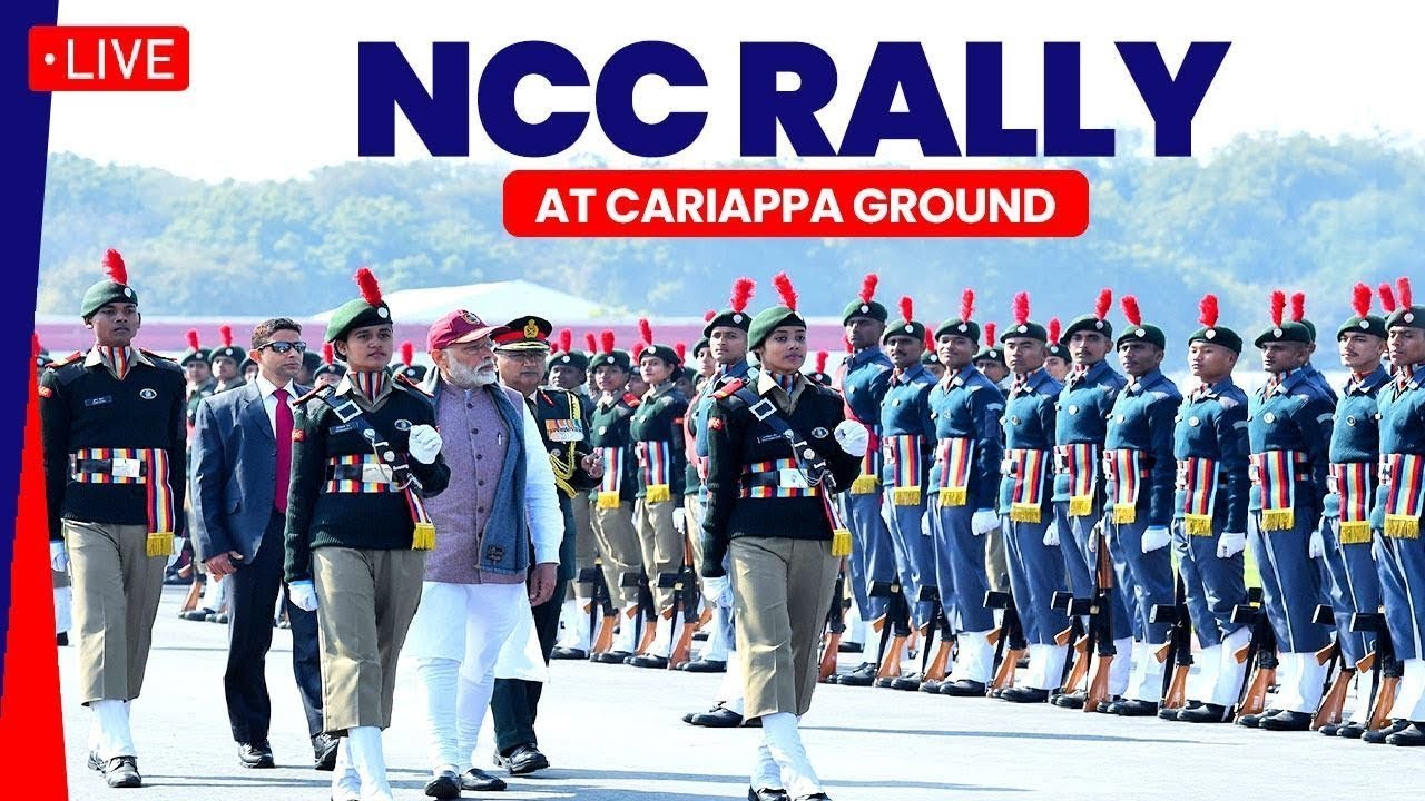 🔴Live : Prime Minister Narendra Modi Address the Annual NCC PM Rally ...